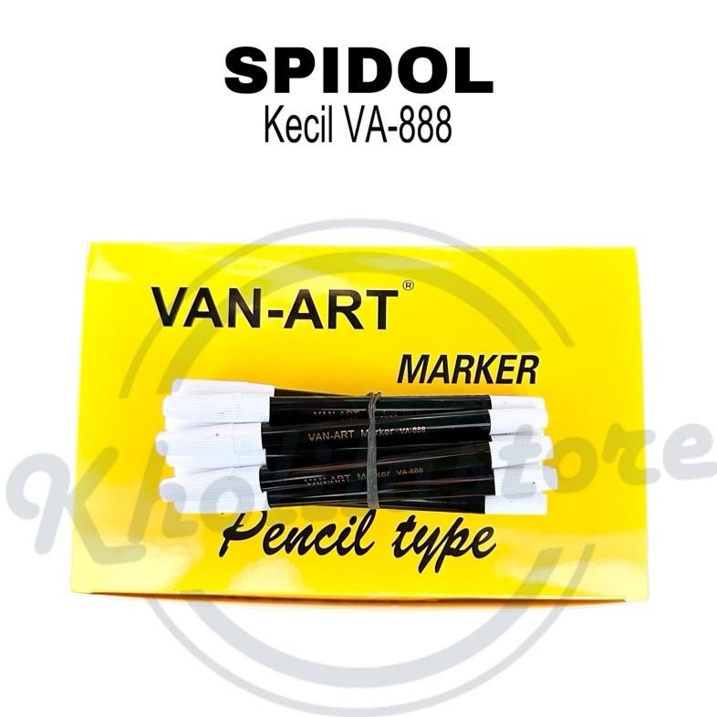 Jual (12 pcs) Spidol Kecil Van Art / Spidol Warna VA-888 LARIS | Shopee ...