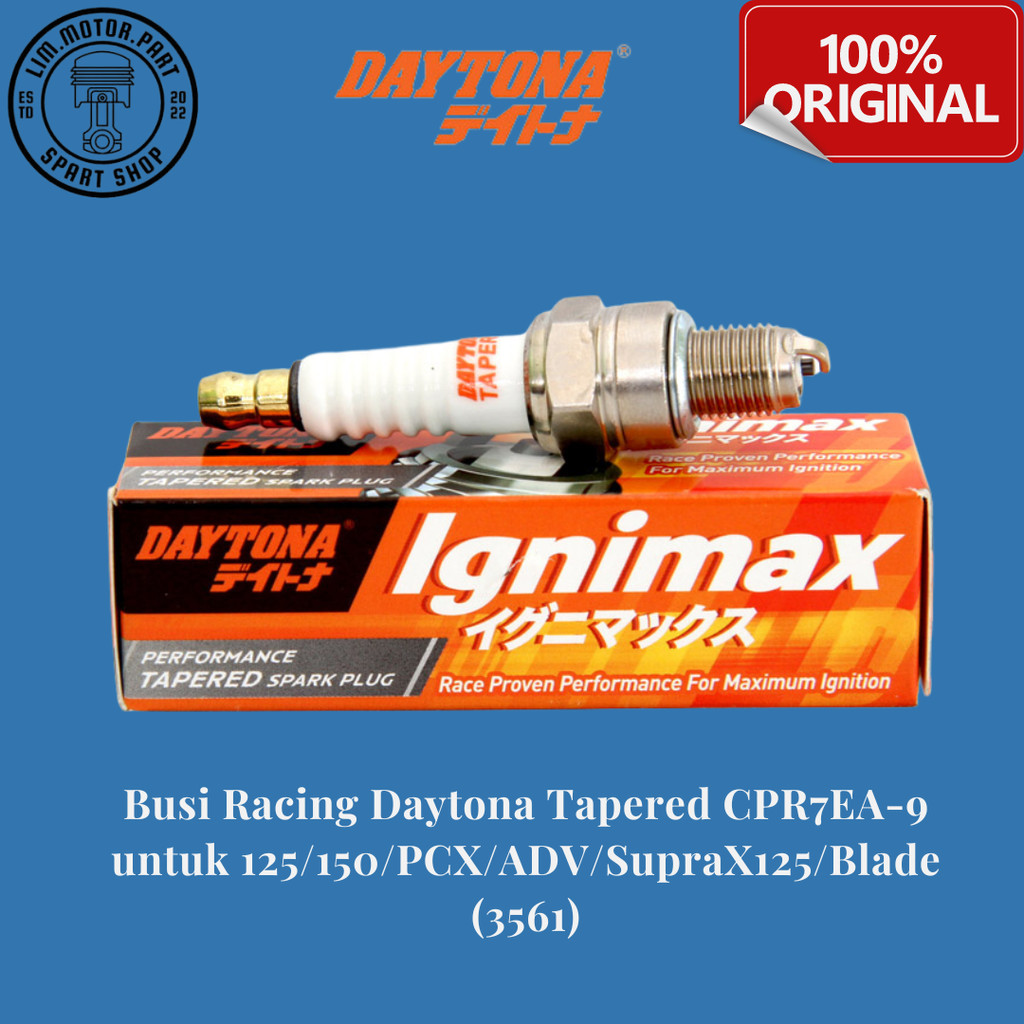 Jual Busi Racing Daytona Murah Tipe CPR7EA-9 VARIO 125/150/160 | PCX | ADV | SupraX125 | Blade ...