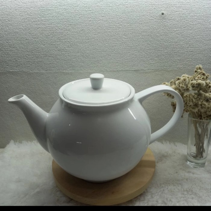 Jual Produk Terbaik] Teko Teh Kopi Teapot Tea Pot Keramik Porselen ...