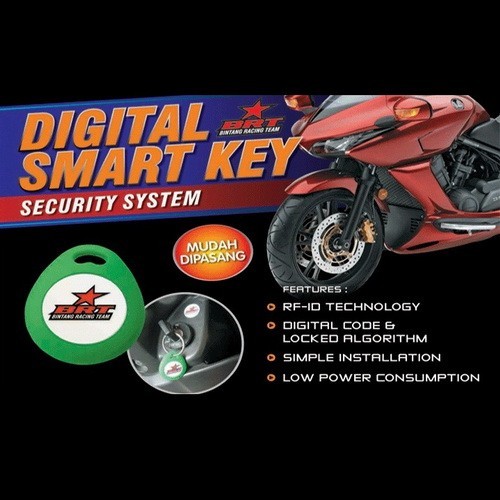 Jual ALARM MOTOR HONDA SUPRA X 125 FI HELM IN I-MAX DIGITAL SMART KEY ...