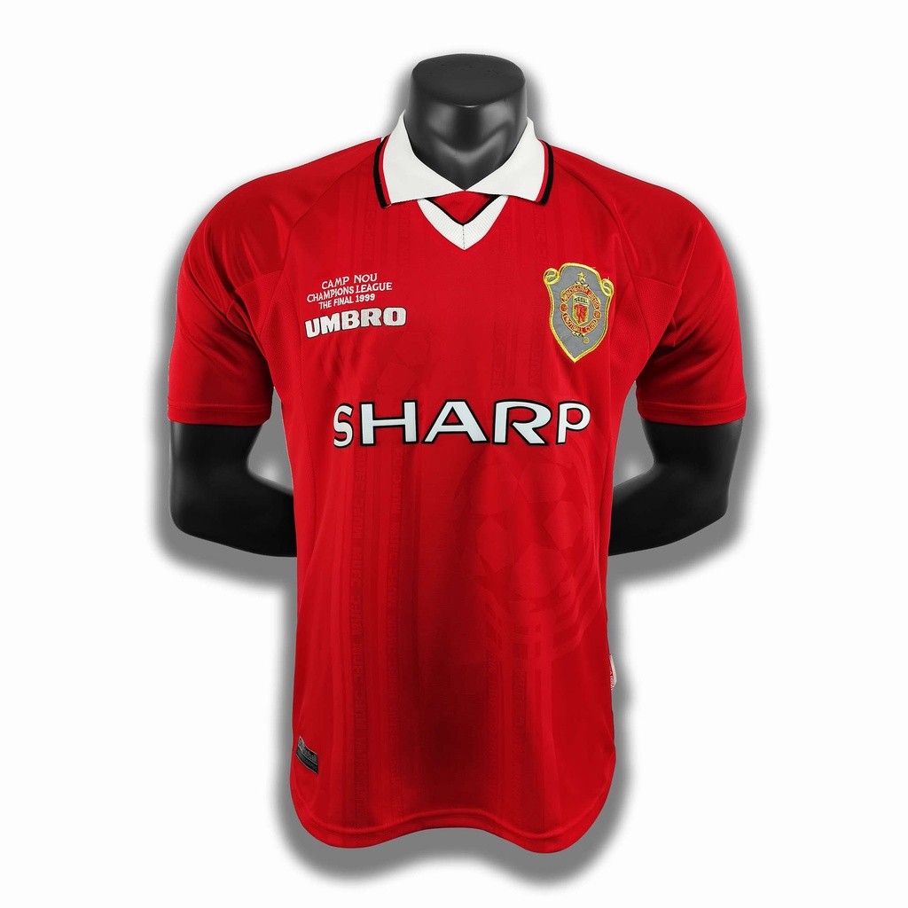 Jual Jersey Retro Final Liga Champions Kandang MU 98-99 Jersey Sepak ...