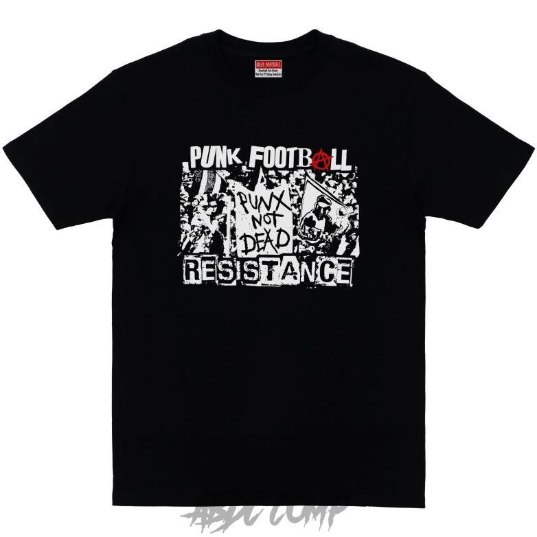 Jual Terviral Punk Football Resistence T-Shirt Punk Not Dead Kaos ...