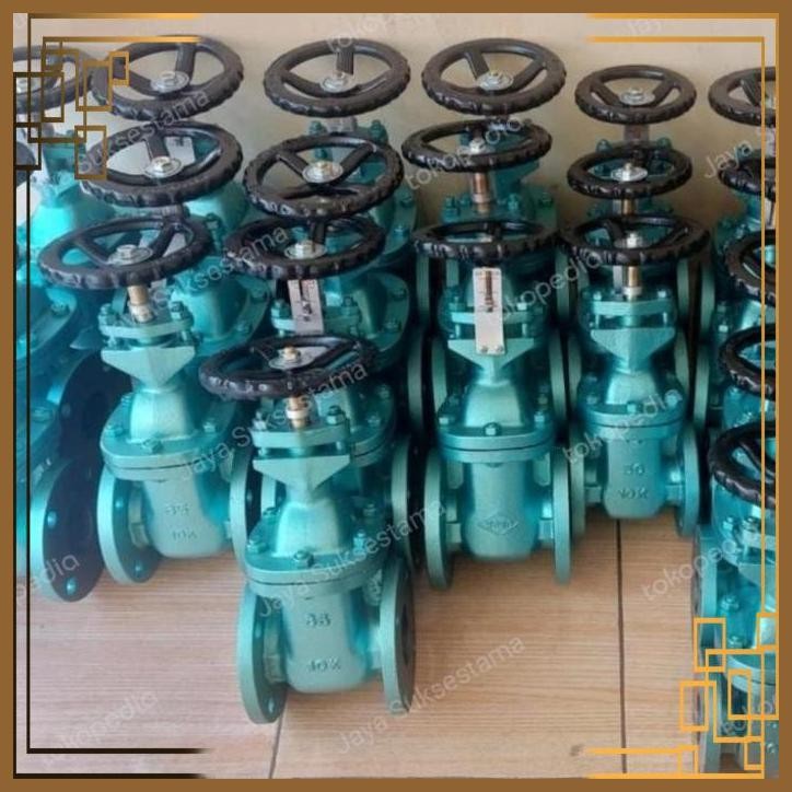 Jual [JST] TOYO GATE VALVE JIS 10K CAST IRON 4" INCH 10K DN 100 TOYO ...