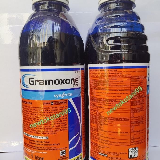 Jual Herbisida GRAMOXONE 276 SL 1 liter gramason racun rumput dan gulma ...