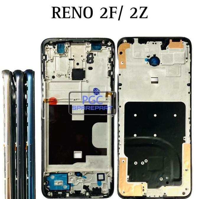 Jual Baru !! Frame Bezel Tulang Tengah Oppo Reno 2F / 2Z - Dudukan ...