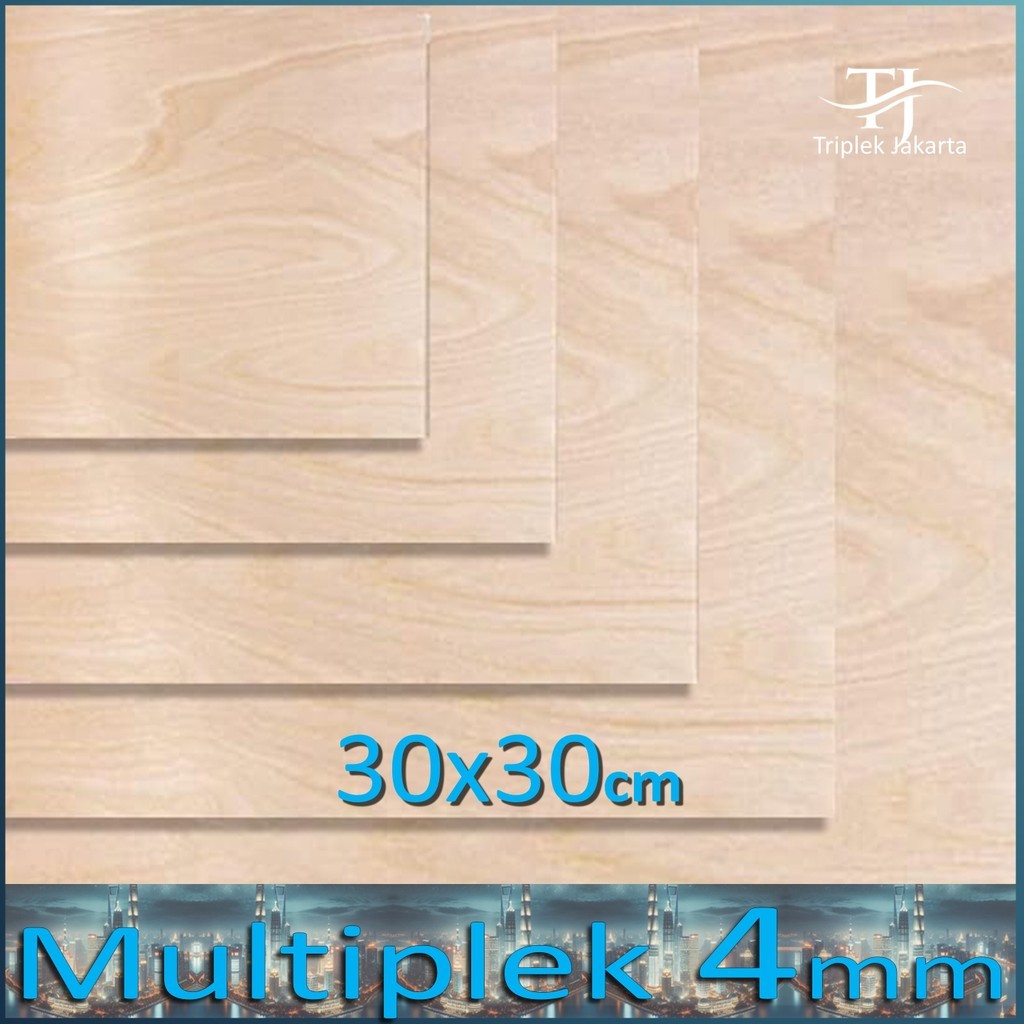 Jual Triplek 4mm 30x30 cm ( Multiplek 4 mm | 30x30cm | 30 x 30 cm ...