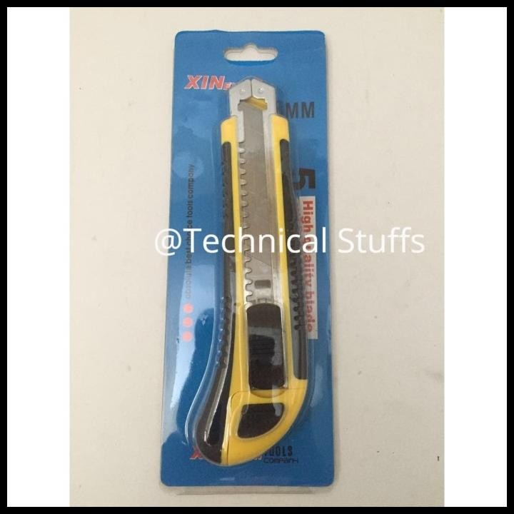 Jual Pisau Cutter Auto Stop + 5 Blades / Pen Knife / Cutter Pisau ...
