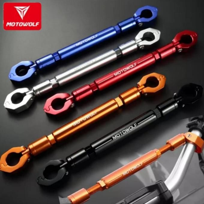 Jual BREKET MOTOWOLF STABILIZER STANG CROSS BAR BALANCER ALMUNIUM ALLOY ...