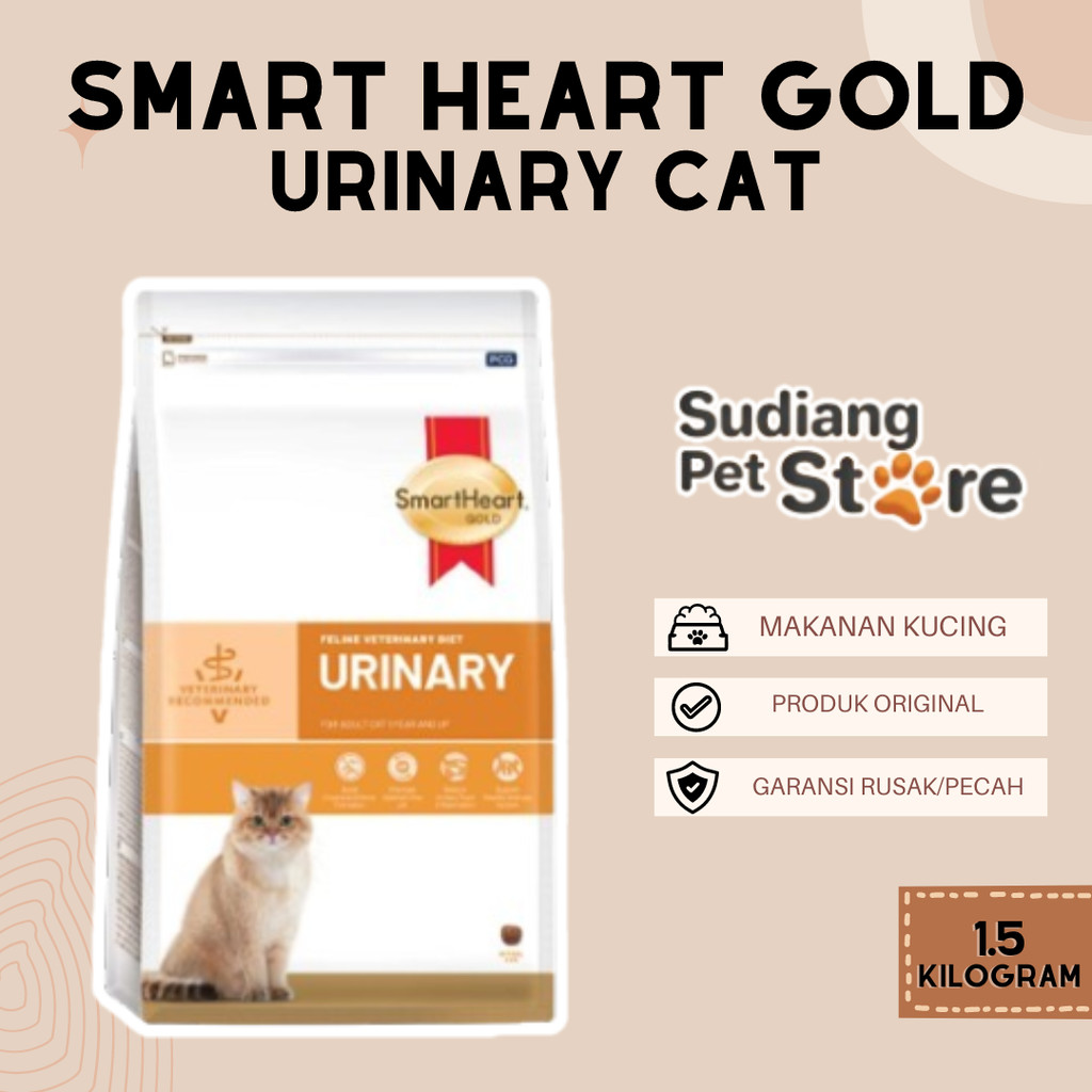 Jual Smart Heart Vet Gold Urinary Cat 1.5Kg | Shopee Indonesia
