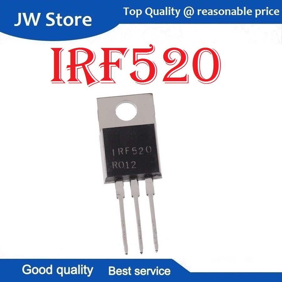 Jual IRF520N IRF520 IRF 520 N-CH MOSFET TO-220 PREMIUM | Shopee Indonesia