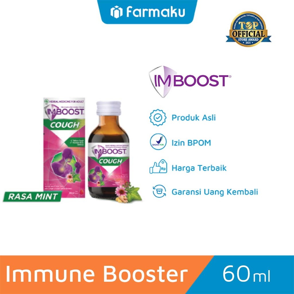 Jual Imboost Cough Syrup Rasa Mint - Obat Batuk Sirup 60 ml | Shopee ...