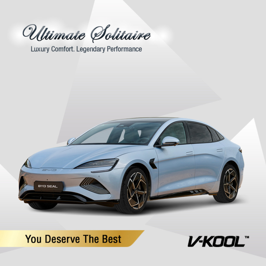 Jual Kaca Film V-KOOL Ultimate Solitaire Package BYD SEAL Depan VK30 ...