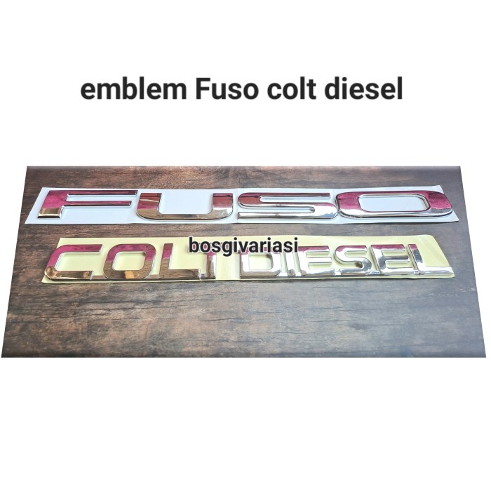 Jual Emblem Logo Fuso Colt Diesel Canter Mitsubishi / Emblem Fuso ...
