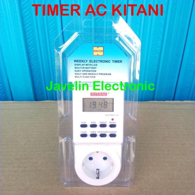 Jual Timer Digital Kitani / Timer Walet / Stop Kontak Otomatis / Timer ...