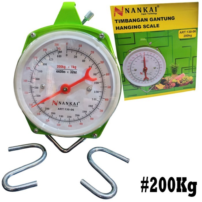 Jual Nankai Timbangan Gantung 200Kg 200 Kg Hanging Scale - Alat Ukur Berat | Shopee Indonesia