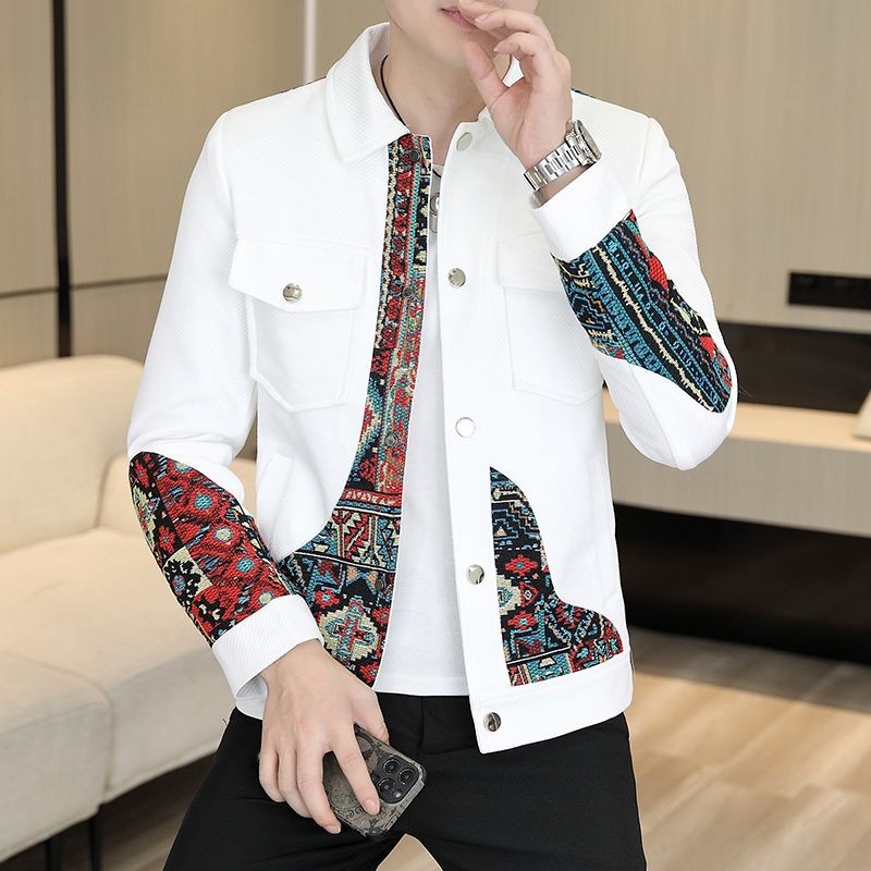 Jual Jaket Pria Kelas Tinggi Kerah Pria Kepribadian Fashion Merek ...