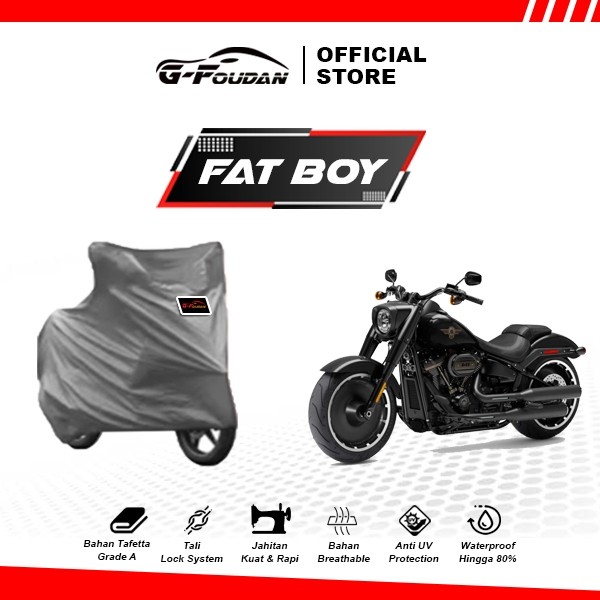 Jual Body Cover Motor Harley Fat Boy / Sarung Motor Fat Boy / Selimut ...