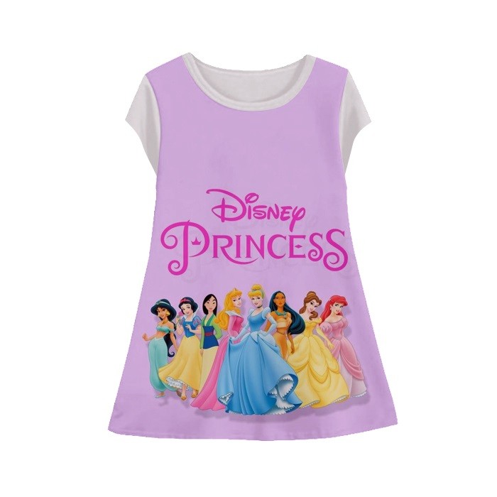 Jual Baju Dress Anak Perempuan Princess Disney v3 Tunik Anak Wanita ...