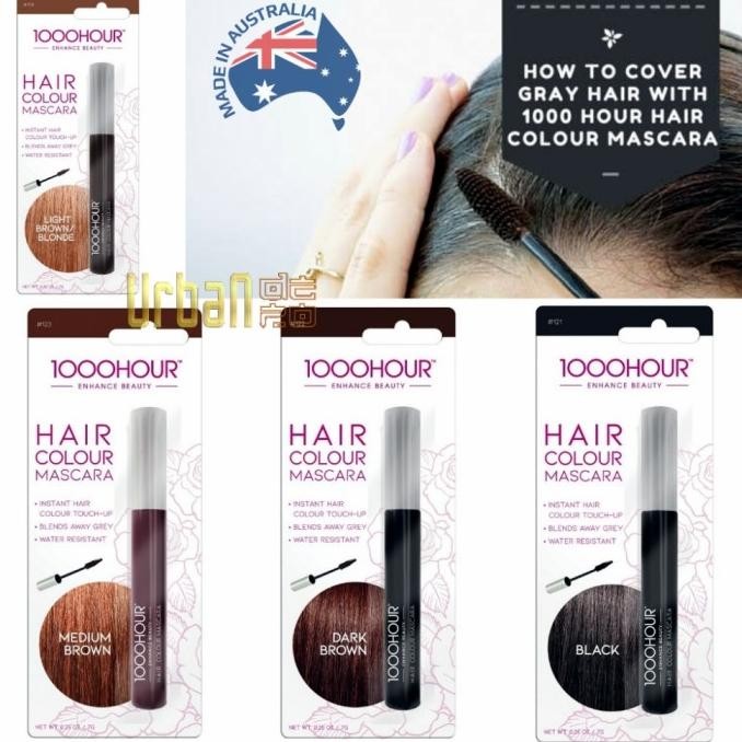 Jual 1000 Hour - Hair Color Mascara - 4 Color Shades | Shopee Indonesia