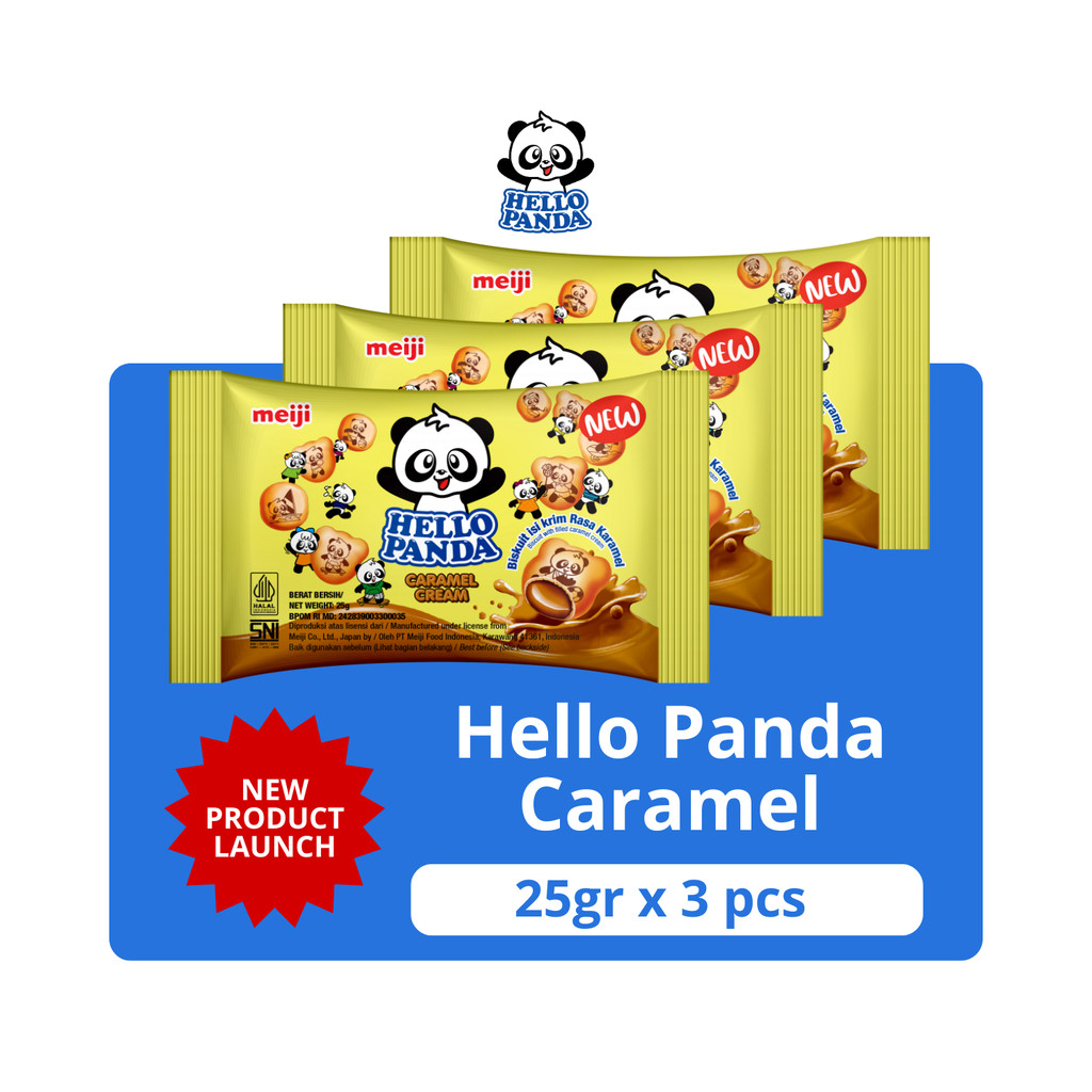 Jual Hello Panda Caramel 25gr x 3 pcs | Shopee Indonesia