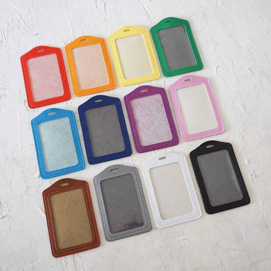 Jual ID Card Case Kulit ID Card Name Tag Kulit ID Card Holder Tempat ID ...