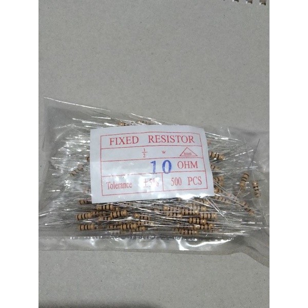 Jual Resistor 10 ohm 1/2watt | Shopee Indonesia