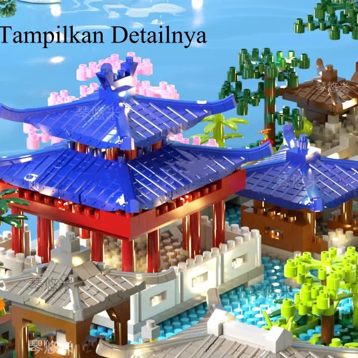 Jual VIRAL Mainan Miniatur Taman Arsitektur Cina Hangzhou West Lake ...