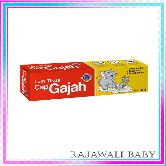 Jual Cap Gajah Lem Tikus Tube 100ml - Perangkap Jebakan Tikus Cap Gajah ...