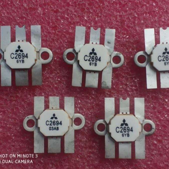Jual TRANSISTOR RF PEMANCAR 2SC2694 75 WATT MISTUBISHI ORIGINAL DAN ...