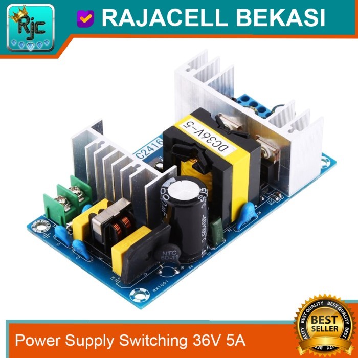 Jual POWER SUPPLY SWITCHING 36V 5A 6A ADAPTOR AC-DC PSU SMPS 36V 3A 4A 5A | Shopee Indonesia