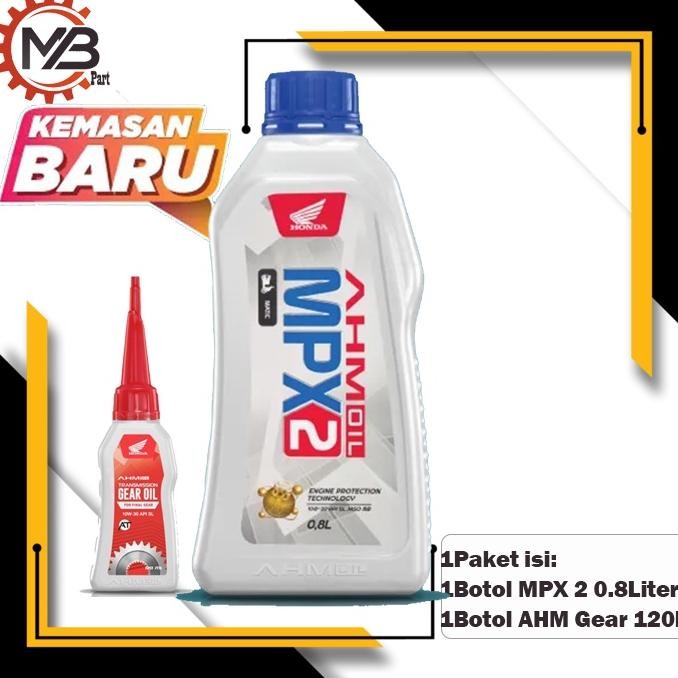 Jual Ew-45 Paket Oli Matic Motor Mpx 2 & Ahm Gear Package Mpx 2 0.8L ...