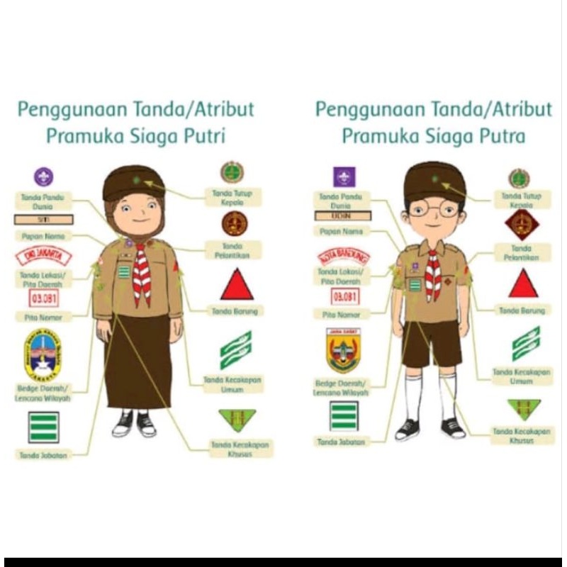 Jual logo atribut pramuka bordir bisa request harga dijamin murah ...
