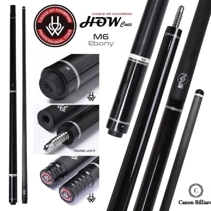 Jual NEW PRODUK HOW CUES M6 EBONY DARK BROWN / STIK PLAY !!!!! | Shopee Indonesia