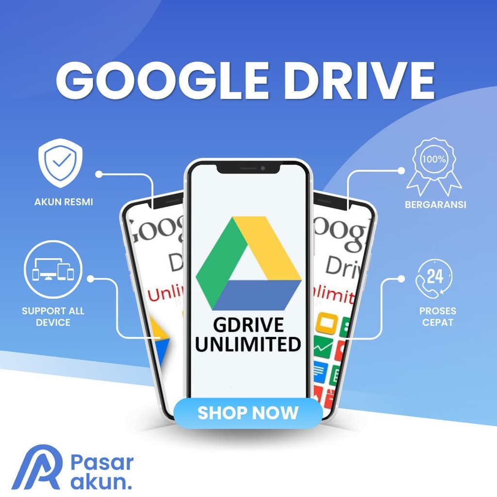 Jual Google Drive Private Unlimited Storage 1 Tahun Permanen (Bisa ...