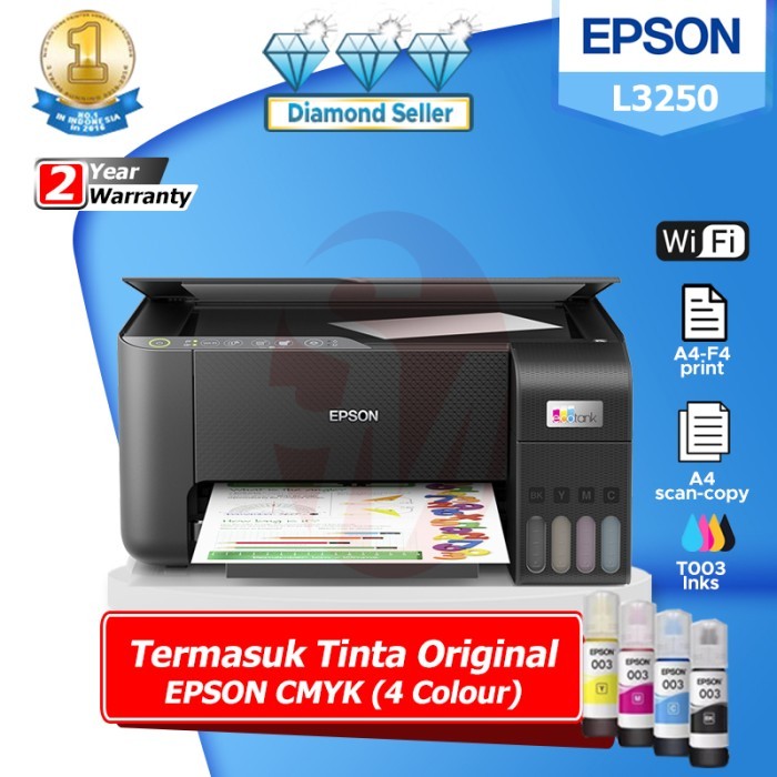 Jual Printer Epson L3250 All in One Printer Wireless | Shopee Indonesia