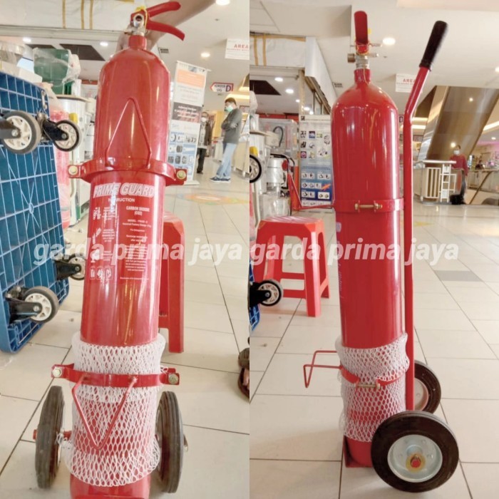 Jual APAR ALAT PEMADAM API CO2 PRIME GUARD 9KG PLUS TROLLEY | Shopee Indonesia