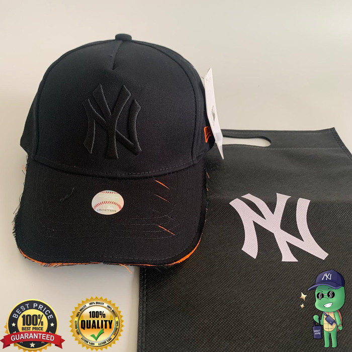Jual Produk Ready TOPI NY RIPPED BLACK V2 AND FREE GOODIEBAG | Shopee ...