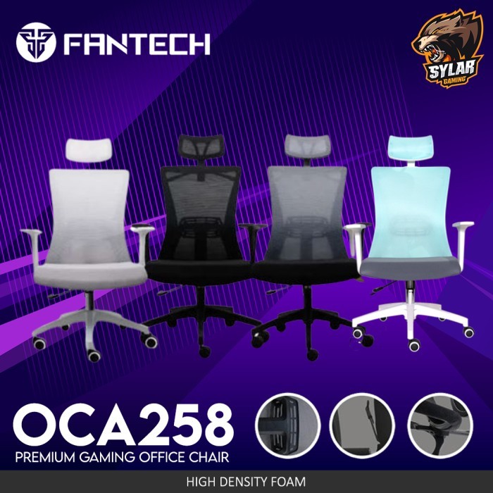 Jual Fantech Kursi Kerja Kantor OCA258 / OC-A258 Premium Office Chair ...