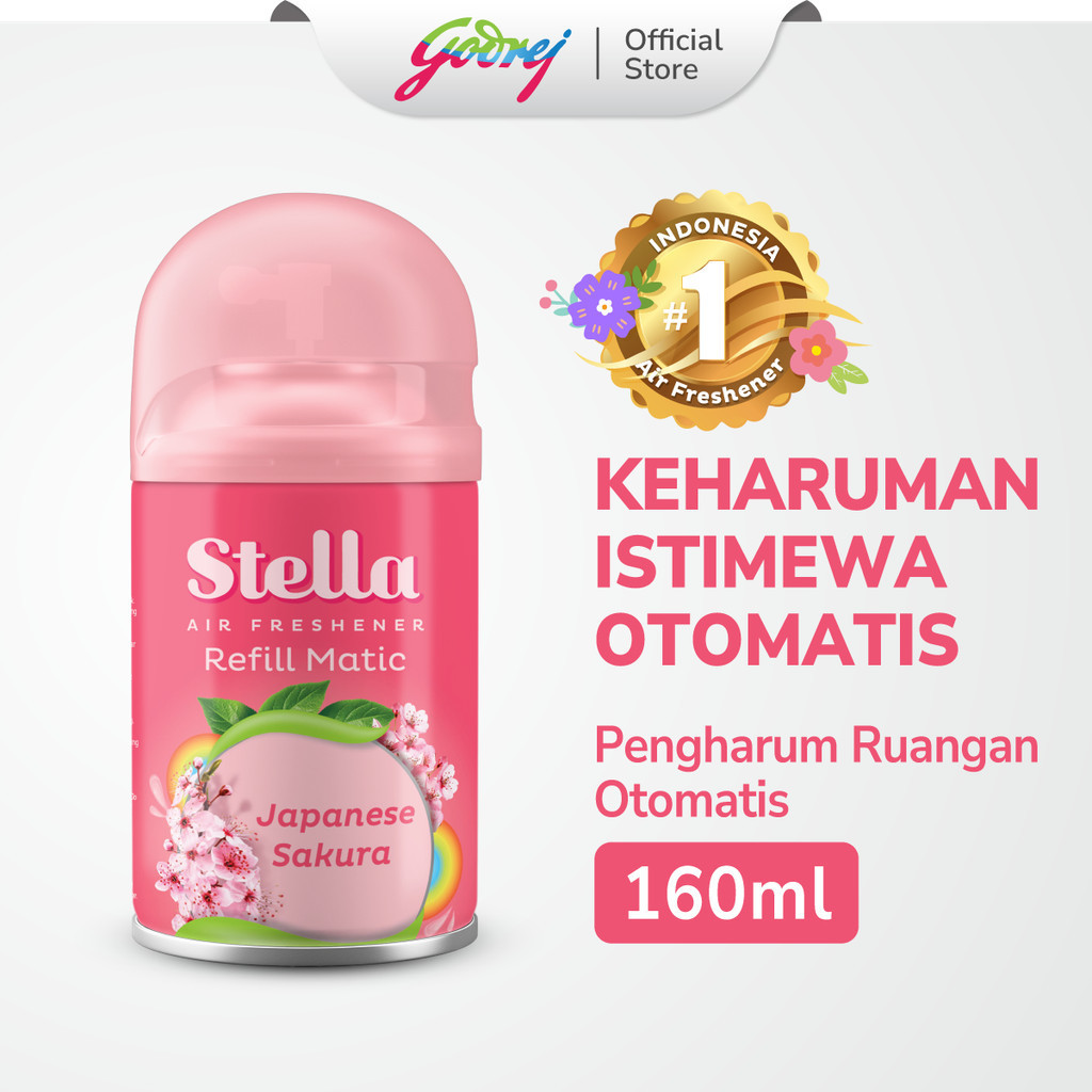 Jual Stella Refill Matic Japanese Sakura 160ml | Shopee Indonesia
