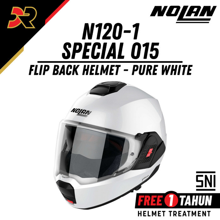 Jual HELM NOLAN N120-1 N-COM HELM MODULAR FLIP BACK SNI N120 1 N1201 | Shopee Indonesia