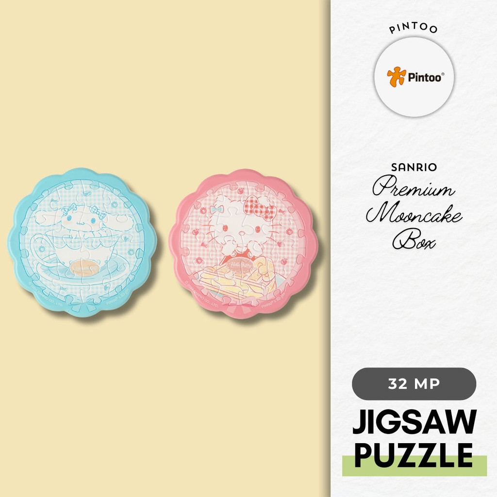 Jual PINTOO DA1002 Sanrio • Premium Mooncake Box 32 MP Plastic Jigsaw ...
