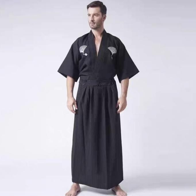 Jual SDF Japan Traditional Kimono Montsuki Man Halloween Costume Kostum ...