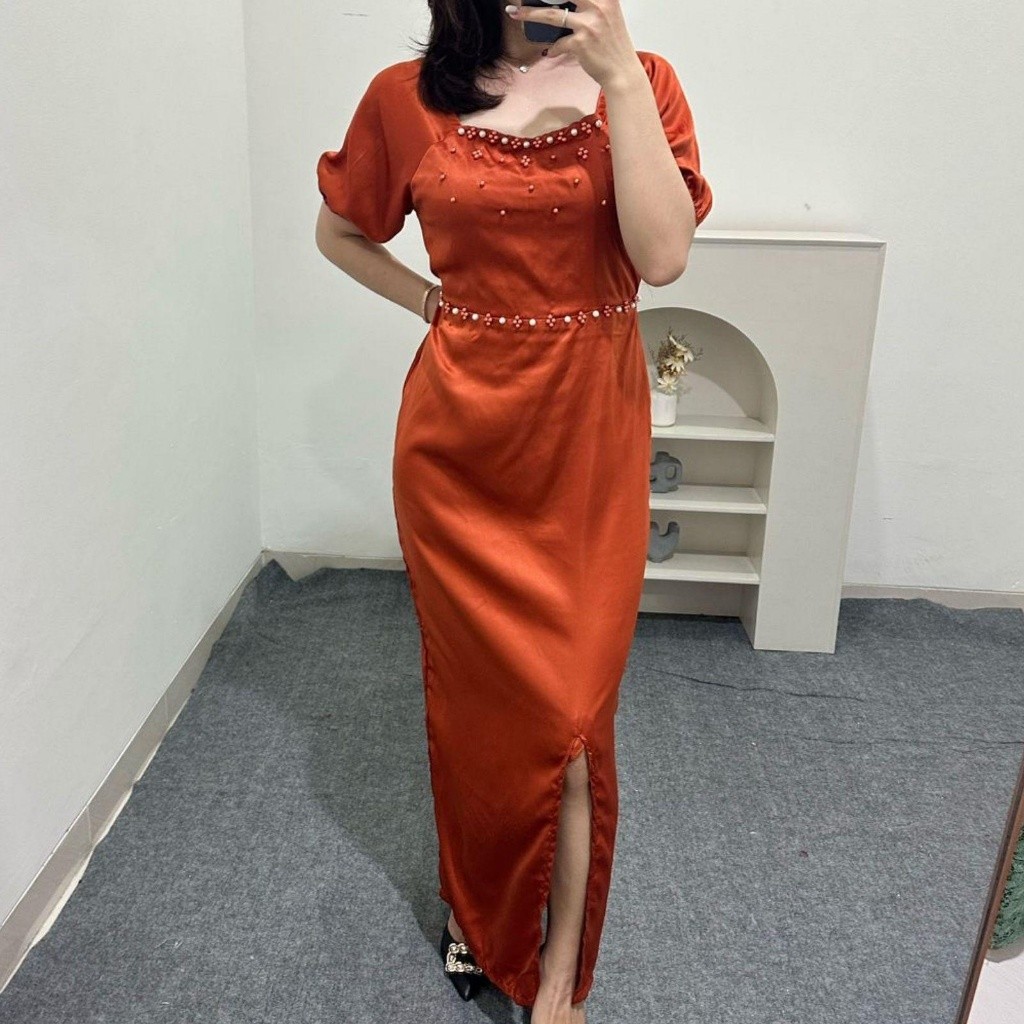 Jual Baju Pakian Natalan Dres Dewasa Gaun Natal Wnita Gaun Formal ...