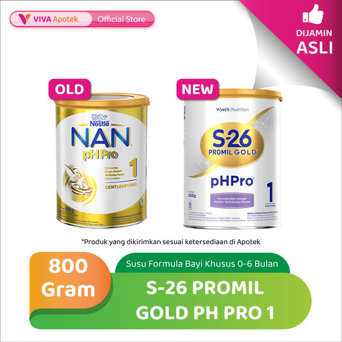 Jual S-26 Promil Gold PH Pro 1 Susu Formula Bayi Khusus 0-6 Bulan (800 ...