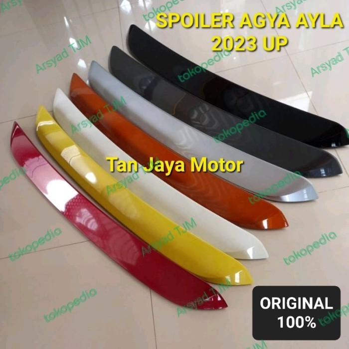 Jual SPOILER TOYOTA AGYA DAIHATSU AYLA ORIGINAL 2023 UP | Shopee Indonesia