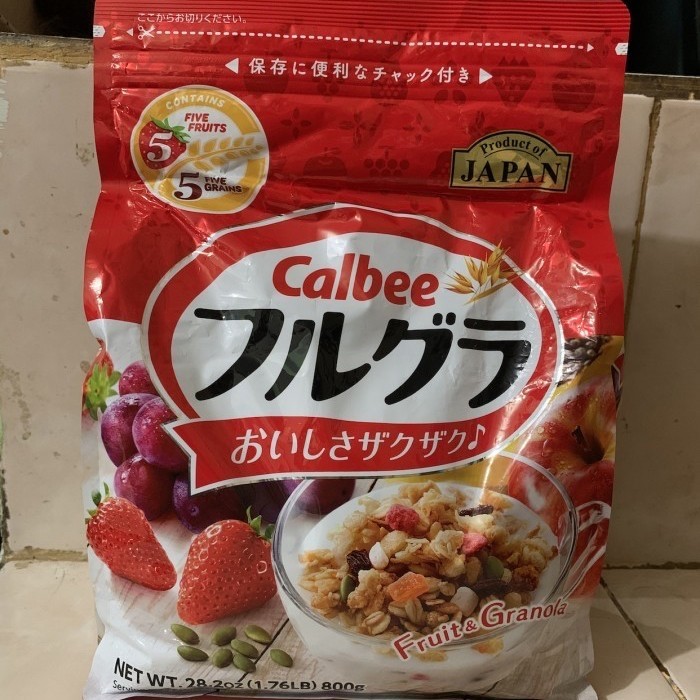 Jual Calbee Granola Cereal Jepang 800 Gr | Shopee Indonesia
