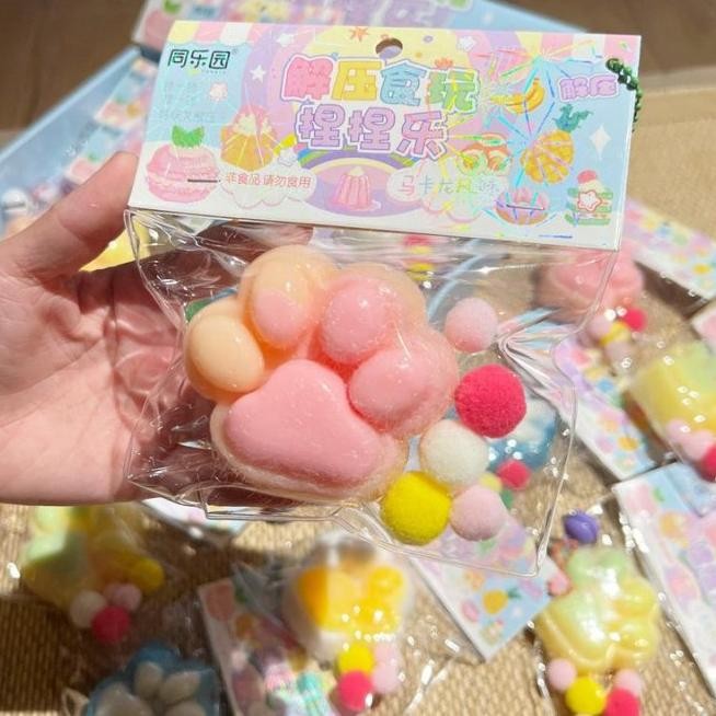 Jual Baru!! [ Ready ] Taba Squishy Viral Cat Paw Lucu Kenyal | Shopee ...