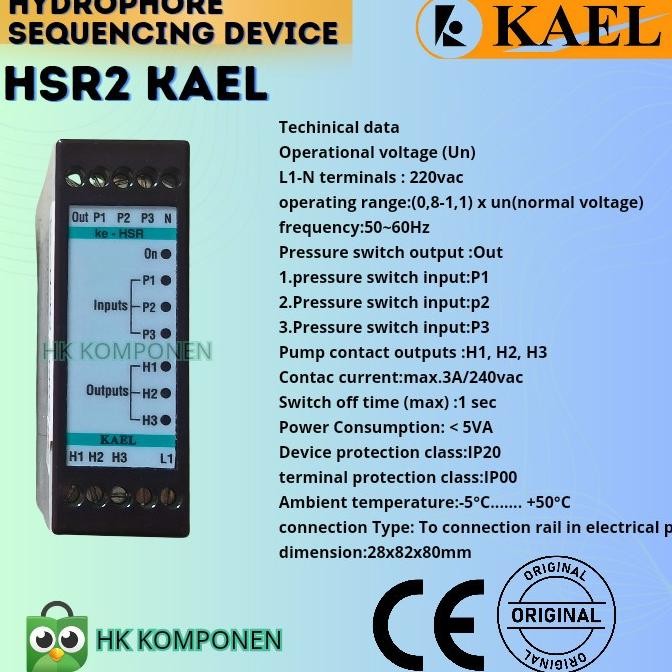 Jual KAEL KE-HSR2 / HSR 2 / IMPLUSE RELAY HYDROPHORE SEQUENCING DEVICE ...