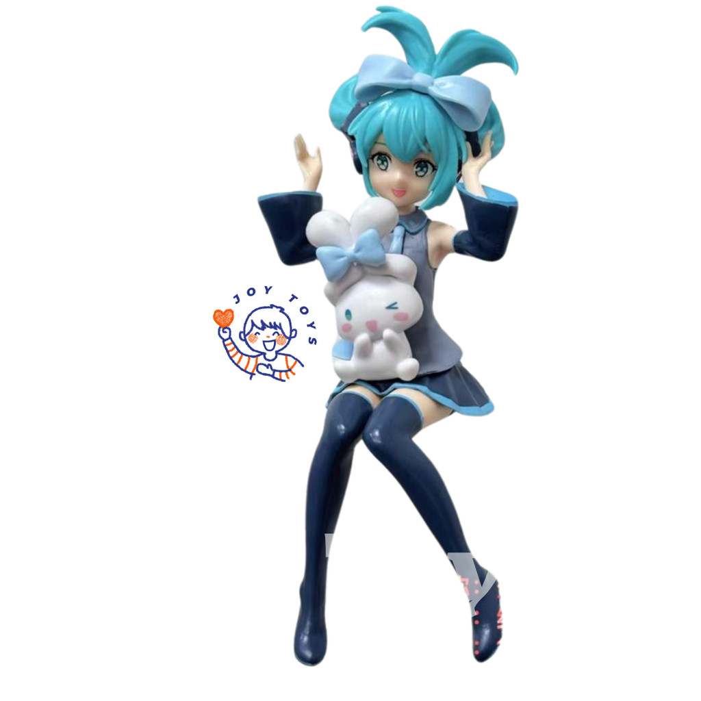 Jual HATSUNE MIKU CINNAMON ROLL DUDUK 1 PCS 96 VOCALOID FIGURE TOYS ...