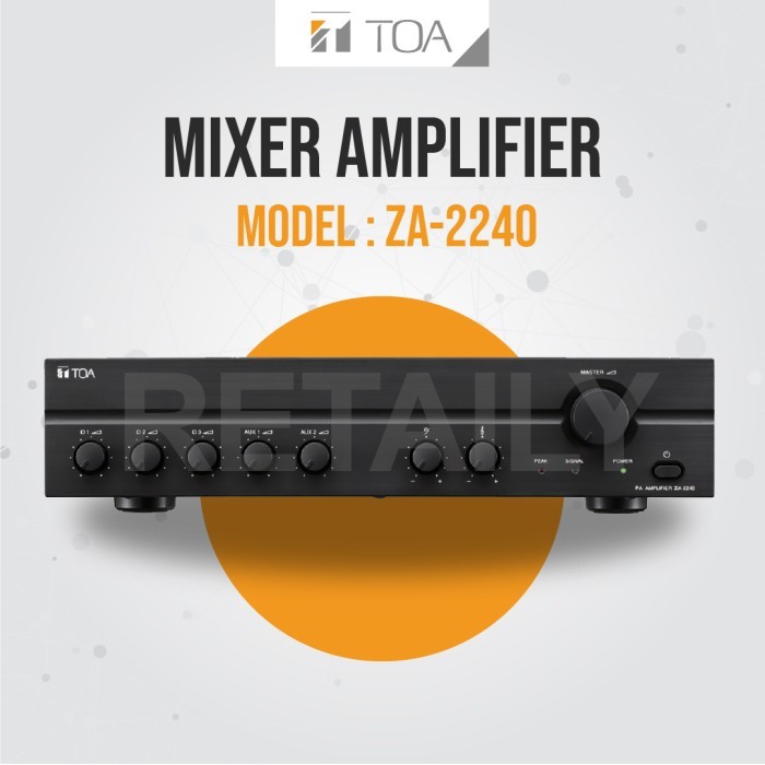 Jual MIXER AMPLIFIER TOA POWER AMPLI AMPLIFIER MODEL ZA-2240 GARANSI RESMI | Shopee Indonesia